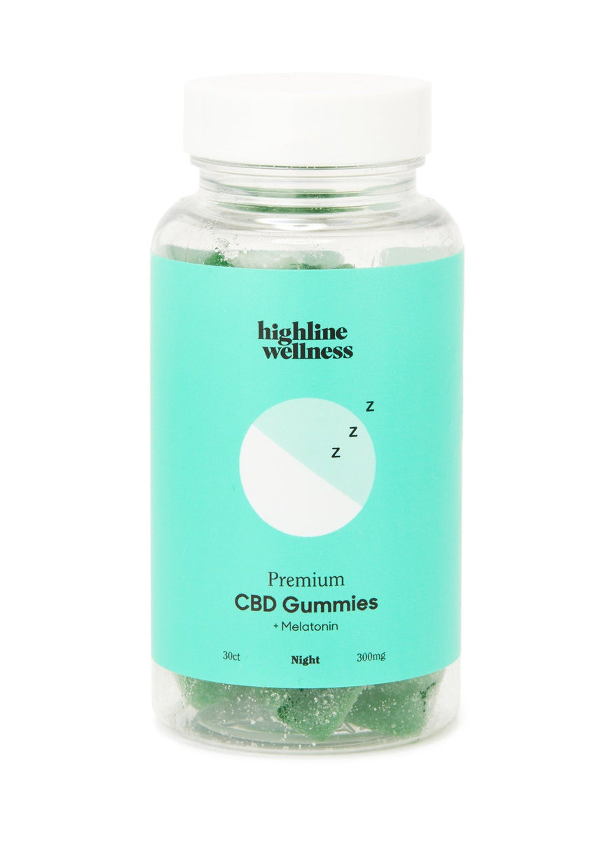 hemp Green Apple Night Gummies | Highline Wellness – highlinewellness